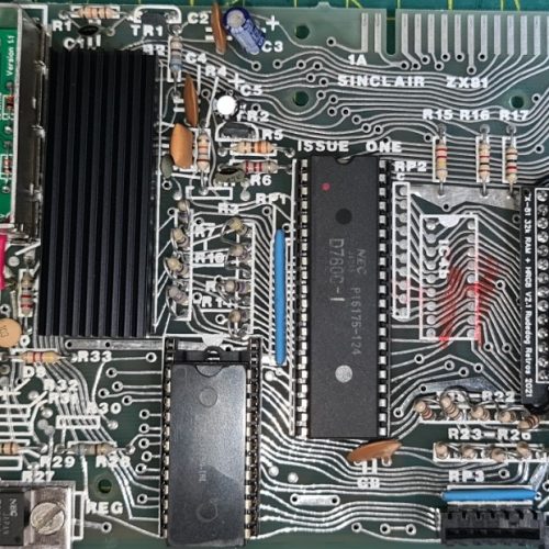 ZX81 32K RAM Upgrade board with HRG8 - Rude Dog Retros