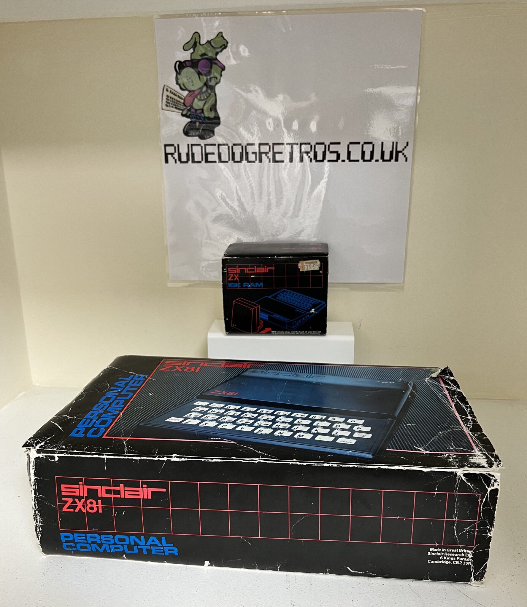 Vintage 1980s Sinclair ZX81 computer – psu, comp mod and 16K RAM Pack ...